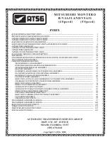 Service and repair manuals for Mitsubishi Montero - StartMyCar